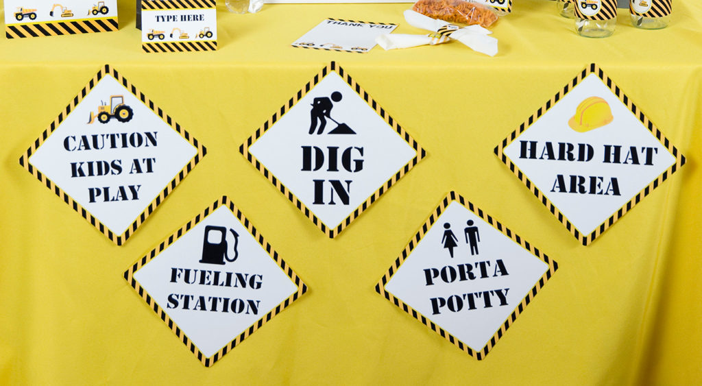Construction Birthday Party Decorations – 505 Design, Inc